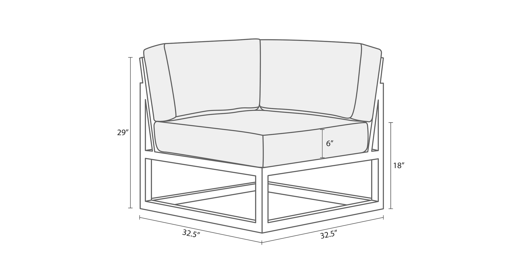 Pacific Aluminum Outdoor Corner Piece – Madbury Road