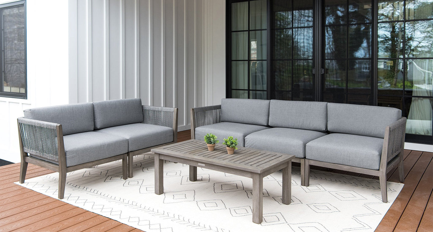 Fiji Teak & Rope Outdoor Furniture Collection - Madbury Road