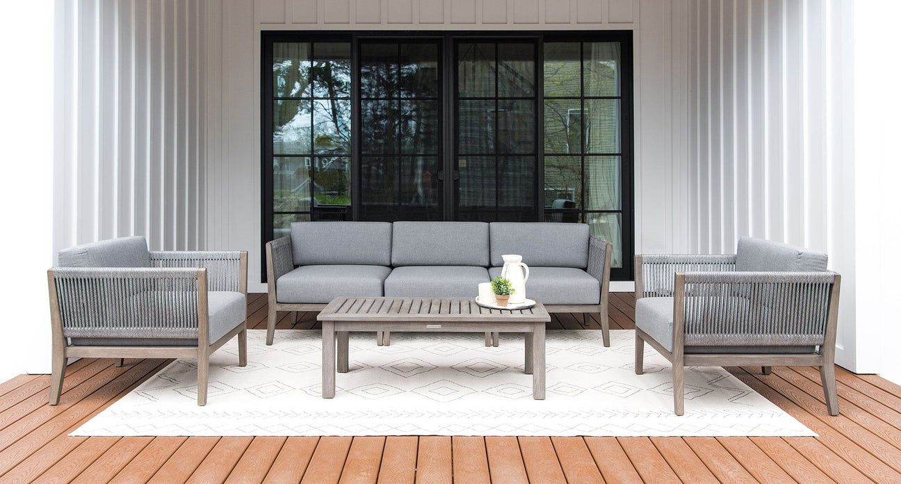 Fiji Teak & Rope Outdoor Furniture Collection - Madbury Road