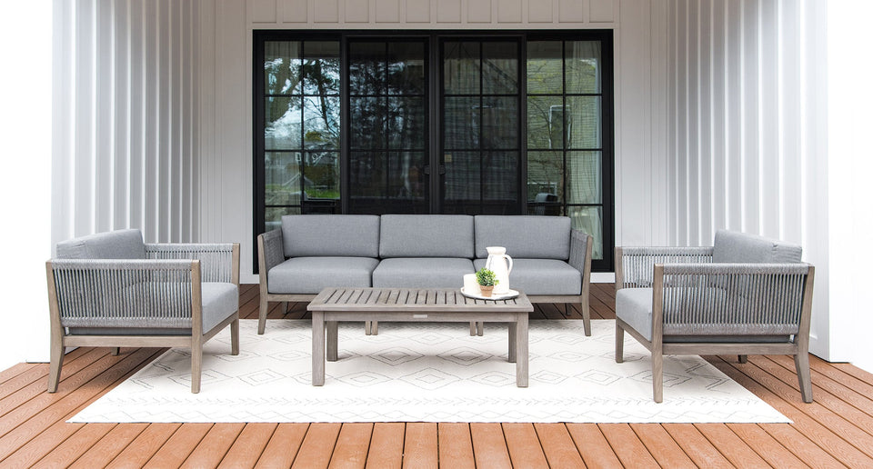 Fiji Teak & Rope Outdoor Furniture Collection - Madbury Road